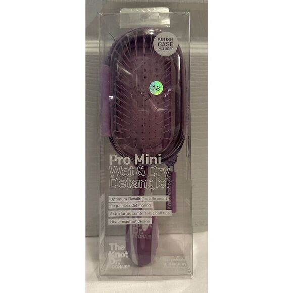 Conair | Hair | Conair The Knotdr Pro Mini Wet Dry Detangling Hairbrush ...